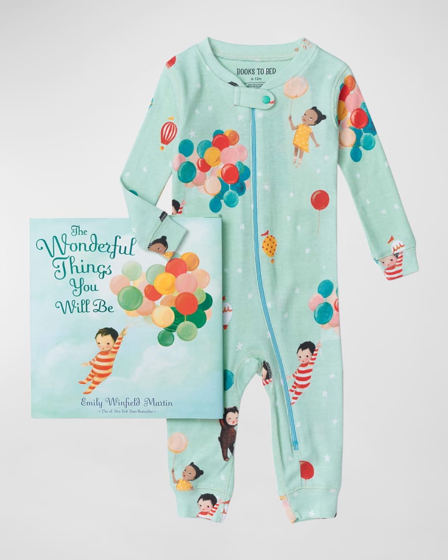 Books To Bed Kid's The Wonderful Things You Will Be Printed Pajama Set ...