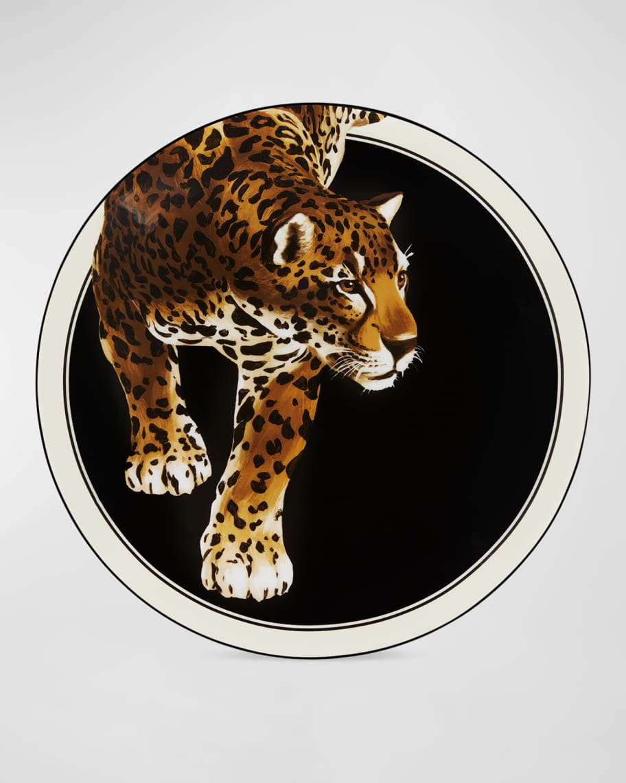 Dolce&Gabbana Casa Leopard Medium Serving Plate | Neiman Marcus