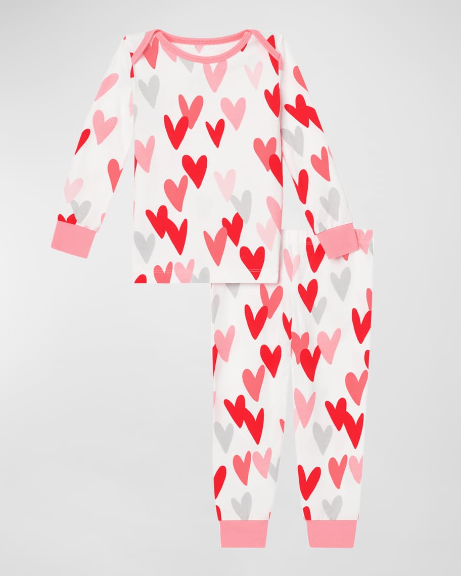 BedHead Pajamas Girl's Love Is All You Need 2-Piece Pajama Set, Size 3M ...