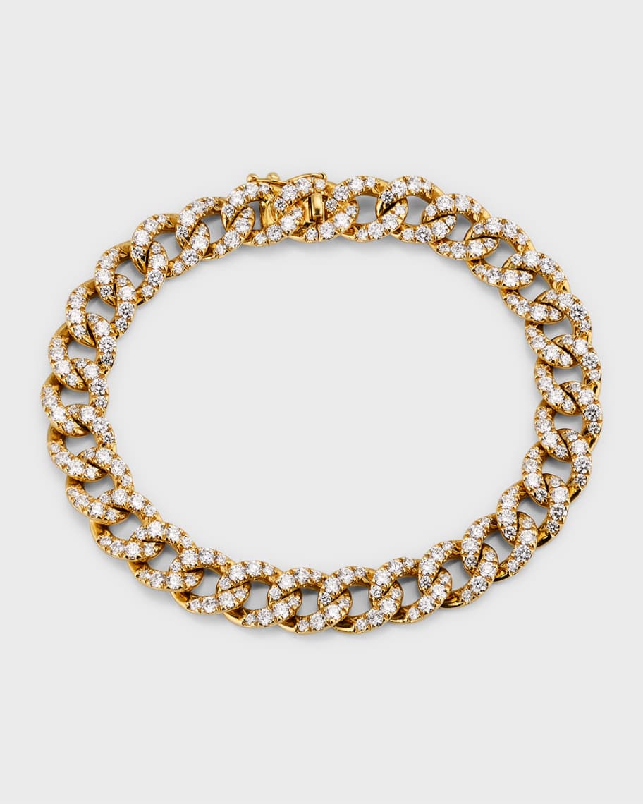 ZYDO 18k Yellow Gold Diamond Chain Bracelet | Neiman Marcus