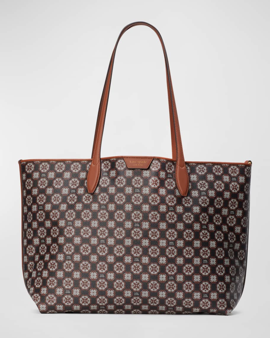 kate spade new york medium monogram coated canvas tote bag | Neiman Marcus