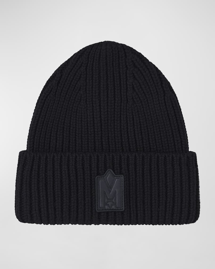 Mackage Men's Jude Tonal Logo Toque Beanie Hat | Neiman Marcus