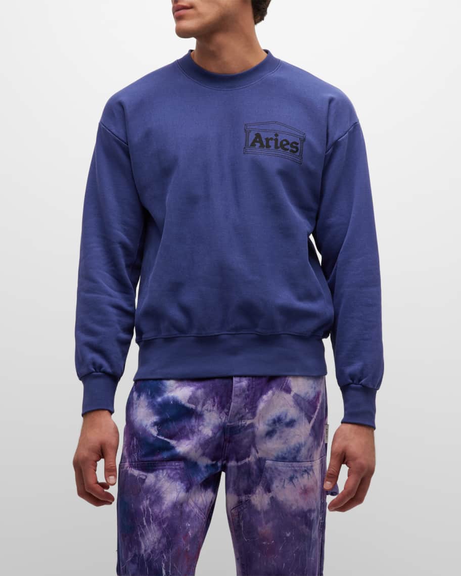 Aries Men's Premium Cotton Temple Sweatshirt | Neiman Marcus