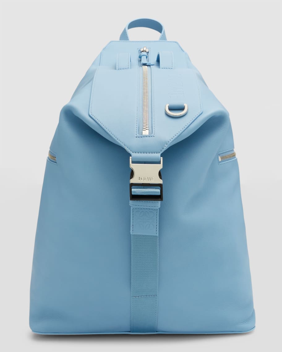 Loewe Men's Convertible Leather Backpack | Neiman Marcus