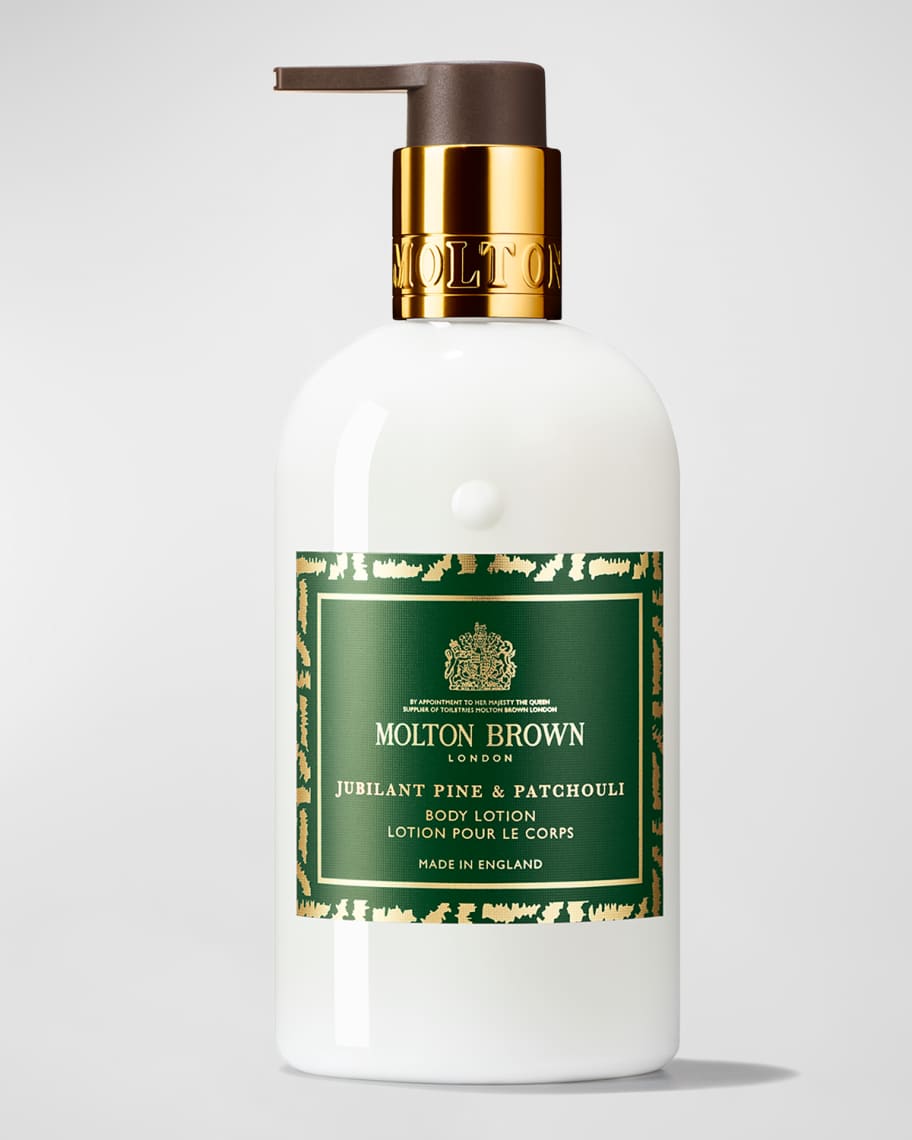 Molton Brown 10 oz. Jubilant Pine and Patchouli Body Lotion | Neiman Marcus