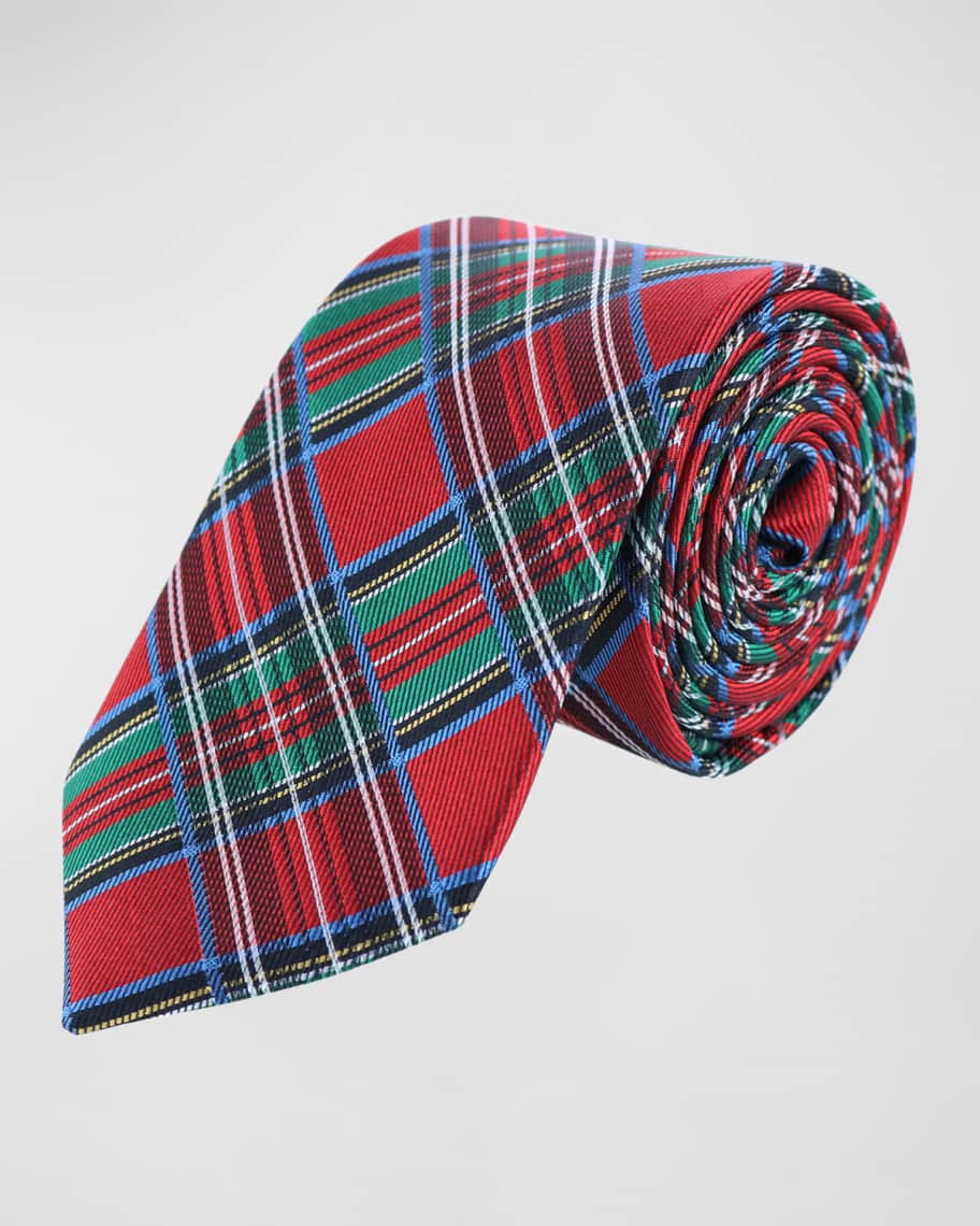 Trafalgar Men's Nicholas Holiday Silk Tie | Neiman Marcus
