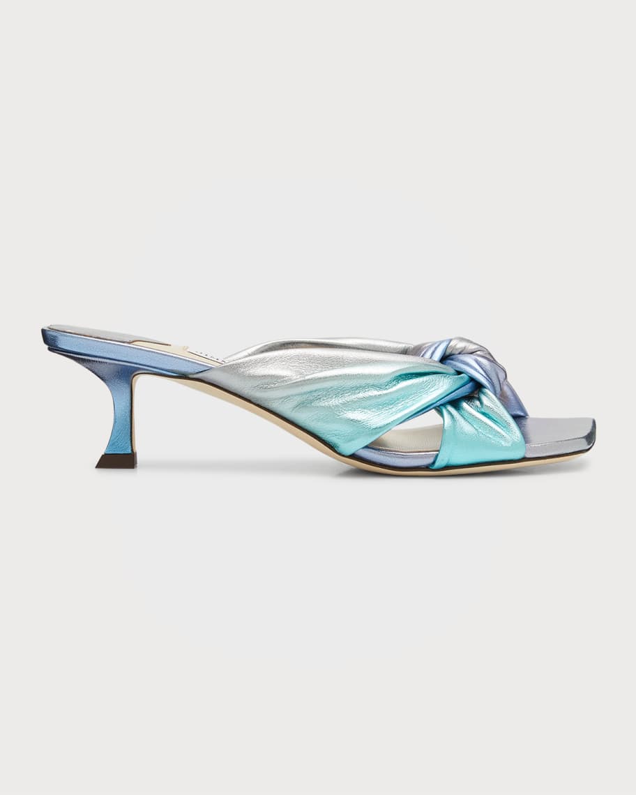 Jimmy Choo Avenue 50 Ombre Knot Slide Sandals Neiman Marcus