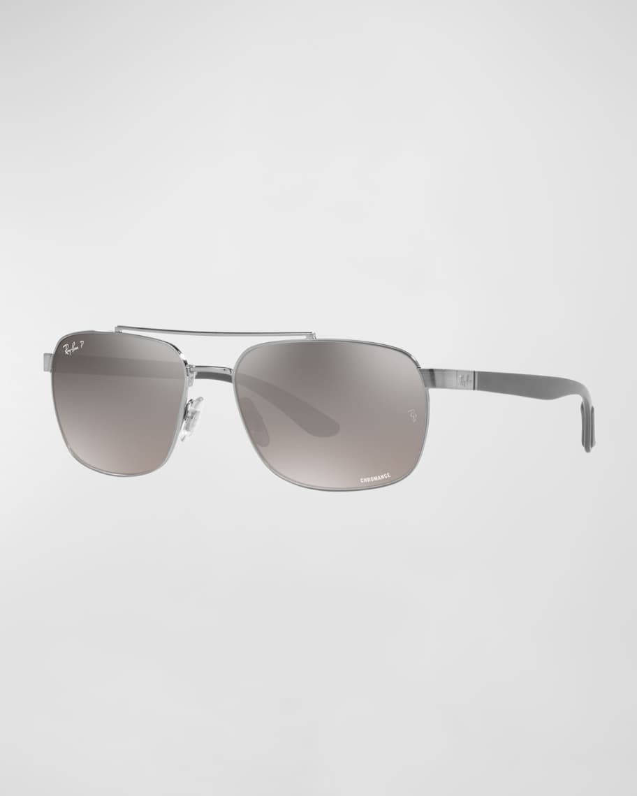 Ray-Ban Men's Double-Bridge Mirror Lens Sunglasses | Neiman Marcus