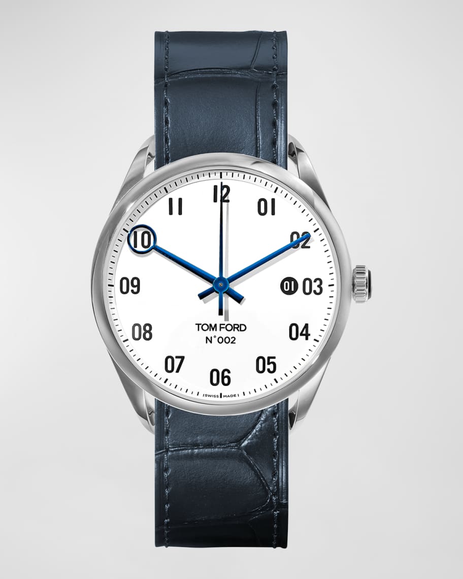 TOM FORD TIMEPIECES Men's TOM FORD N.002 Watch, Stainless Steel with ...