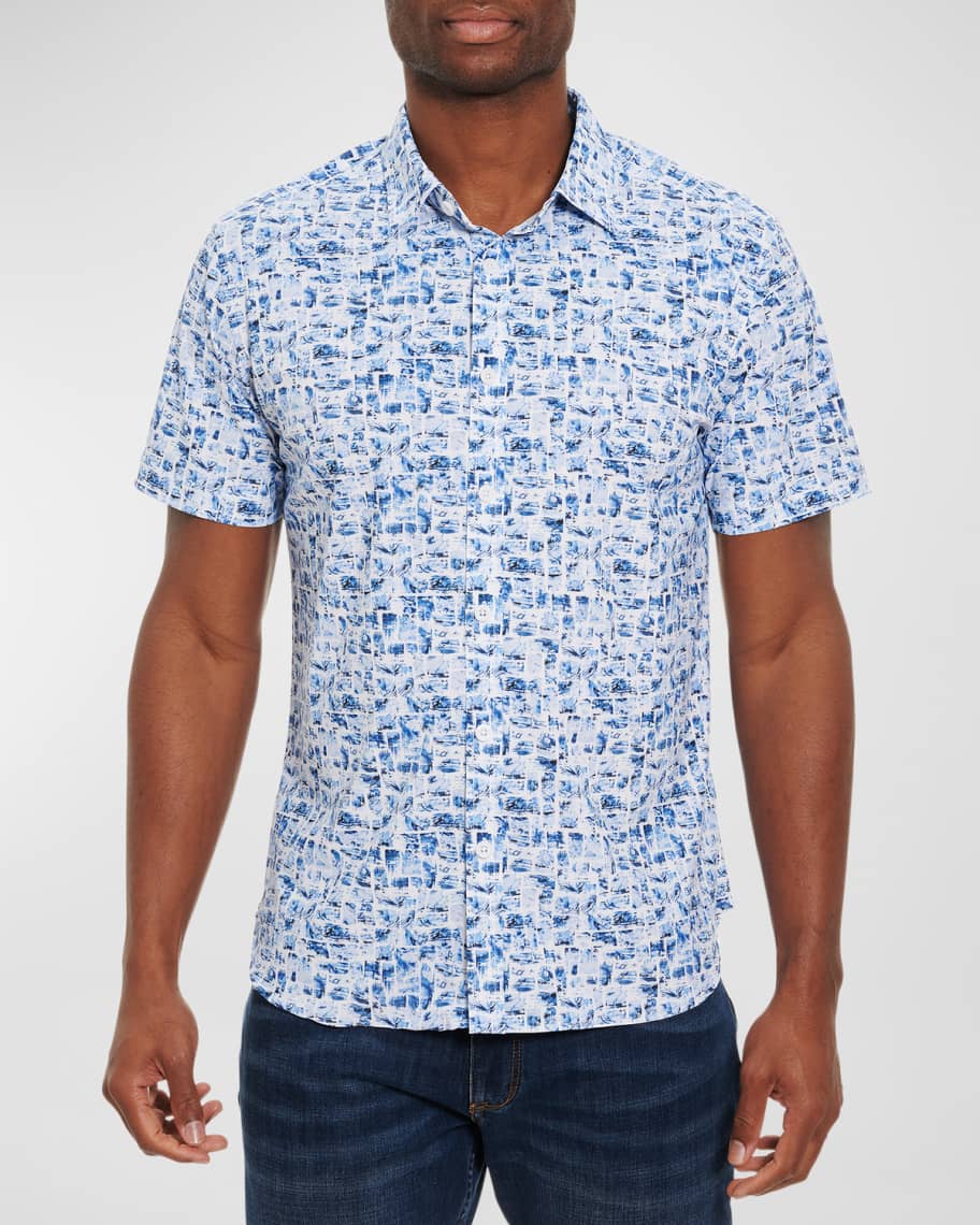 Robert Graham Men's Maddox Stretch Sport Shirt | Neiman Marcus