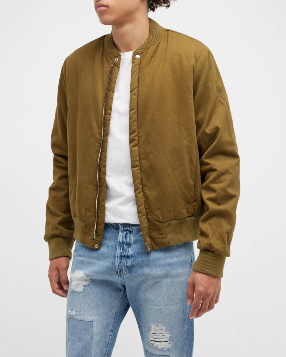 NSF Clothing Men's Stitched Bomber Jacket | Neiman Marcus