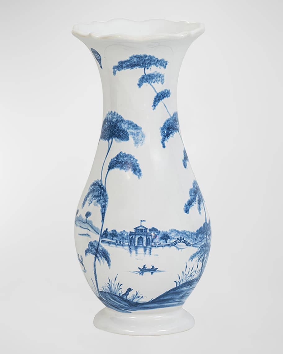 Juliska Country Estate 9" Vase - Delft Blue | Neiman Marcus