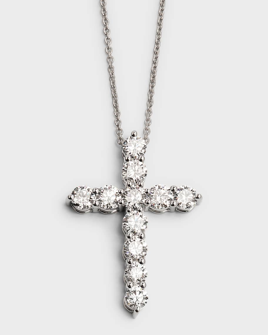 Neiman Marcus Lab Grown Diamonds Lab Grown Diamond 18K White Gold Round ...