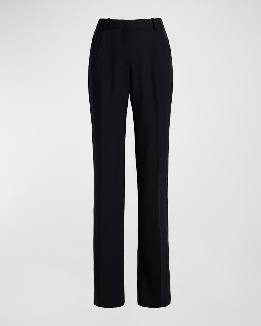 Another Tomorrow Slight Flare Pants | Neiman Marcus