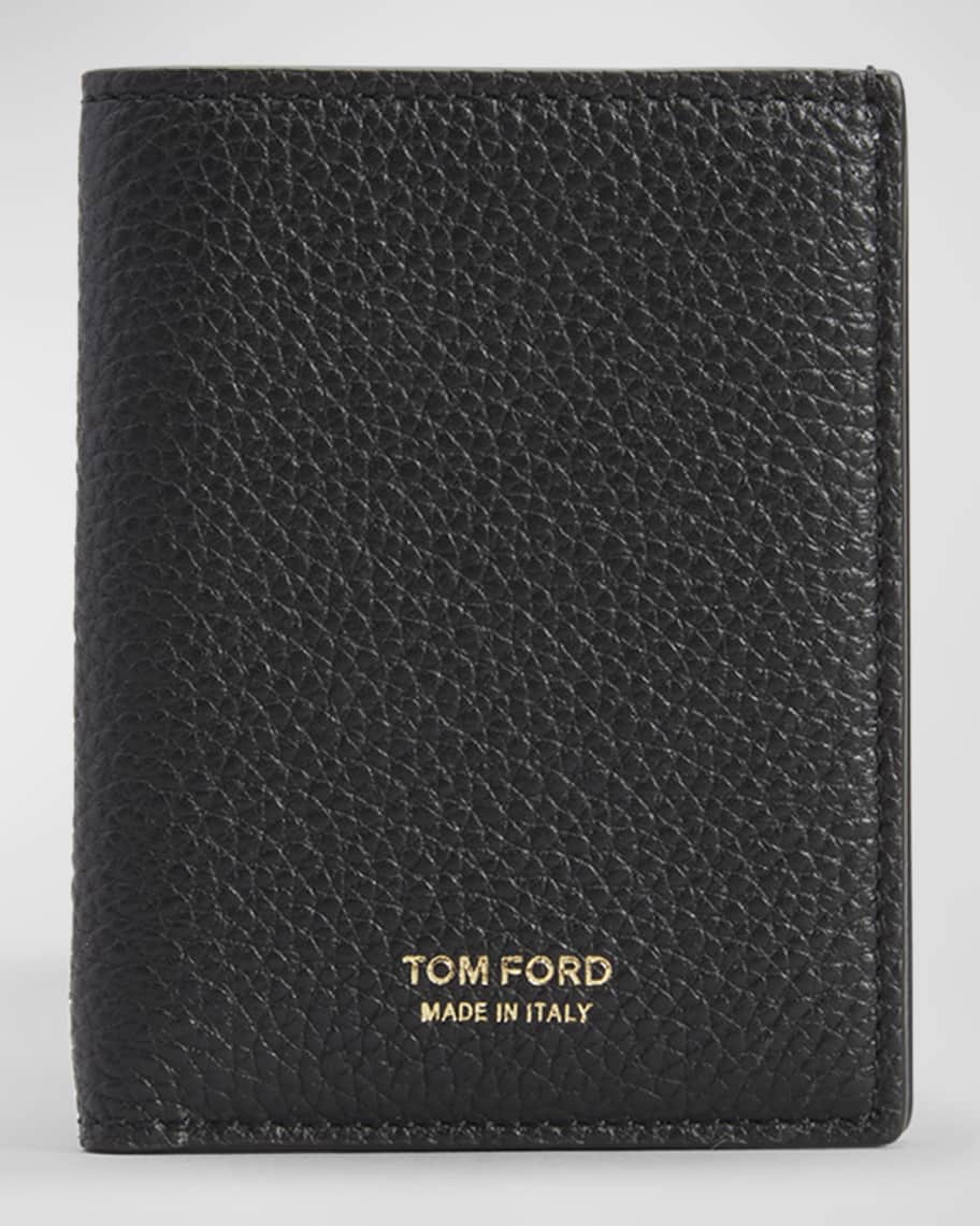 TOM FORD Men's Leather T-Line Bifold Card Holder | Neiman Marcus