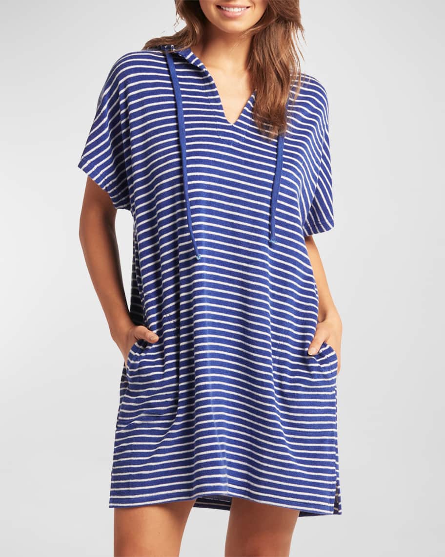 Sea Level Swim Striped Marina Surf Poncho | Neiman Marcus