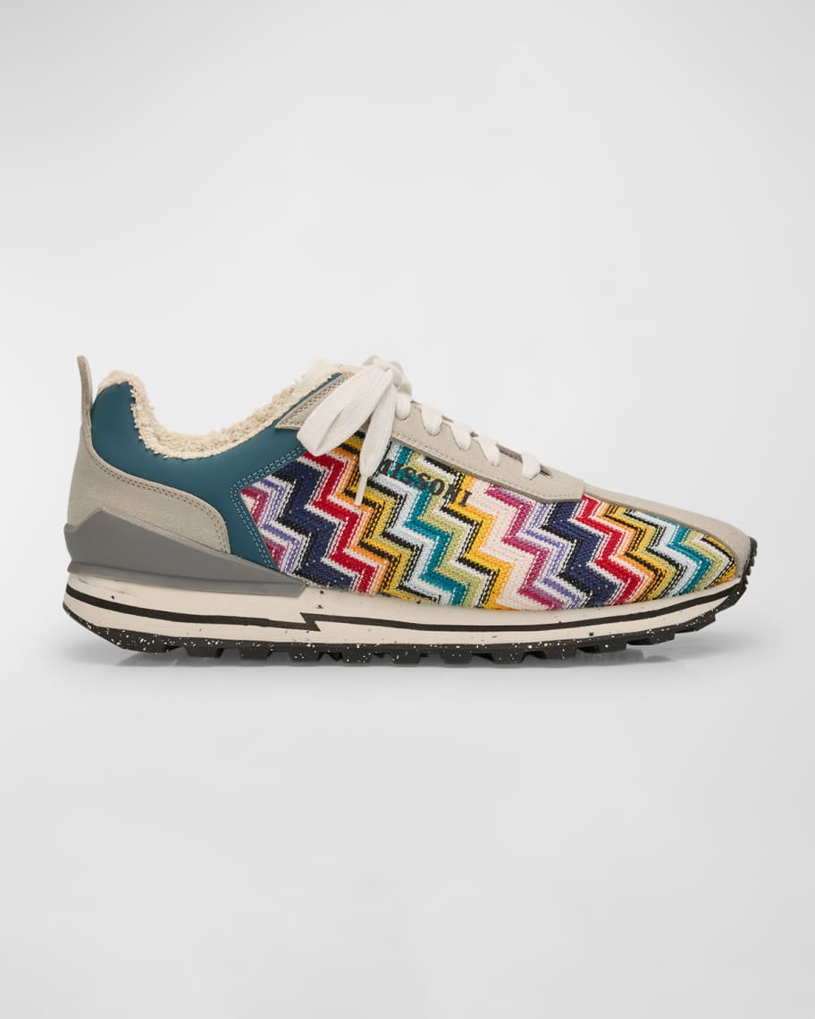 Missoni Men's Chevron Runner Sneakers | Neiman Marcus