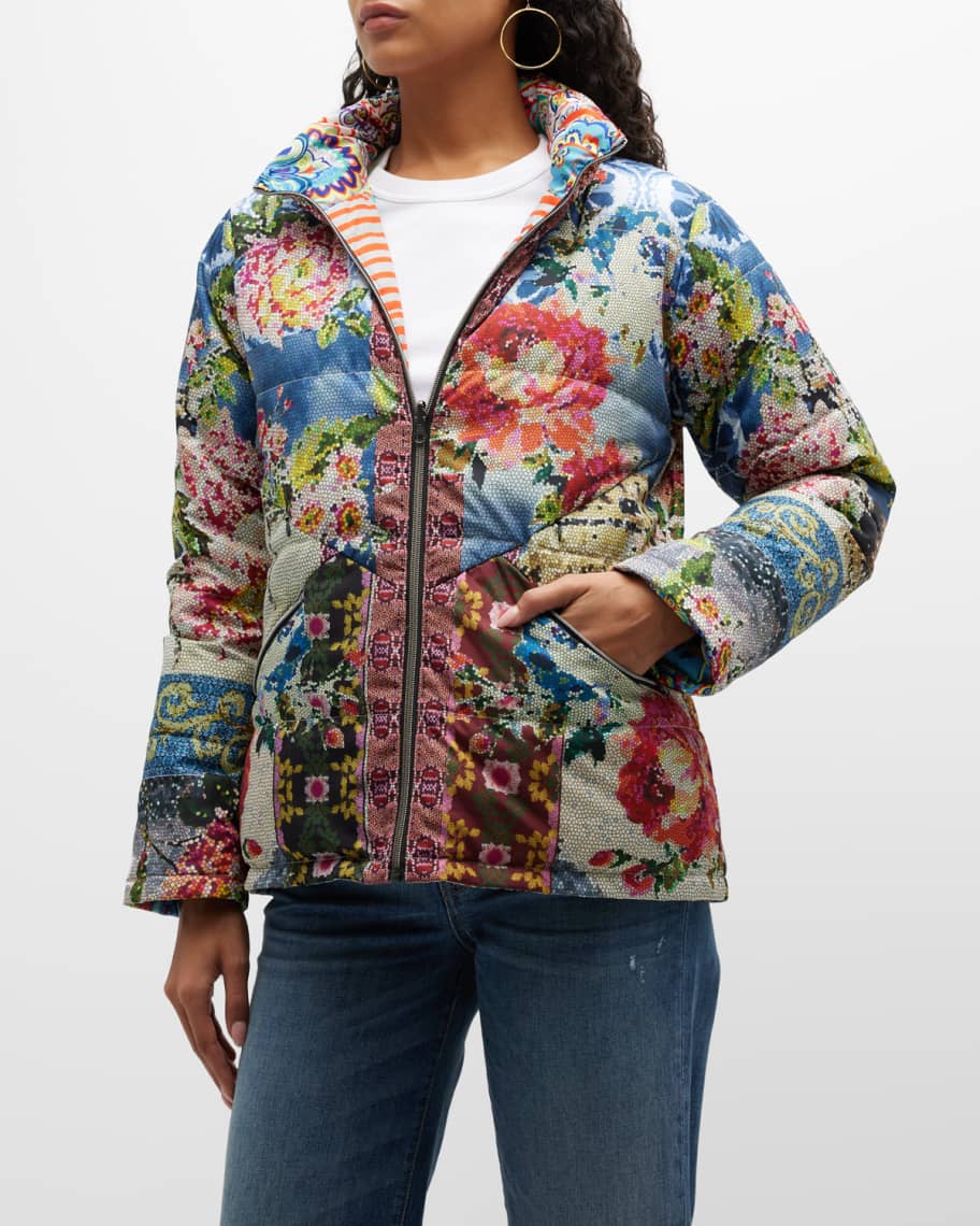 Johnny Was Ita Reversible Down Puffer Jacket | Neiman Marcus