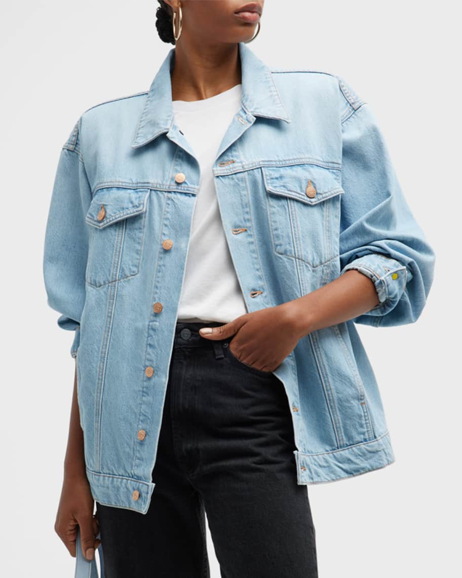 MOTHER The Handful Classic Denim Jacket | Neiman Marcus