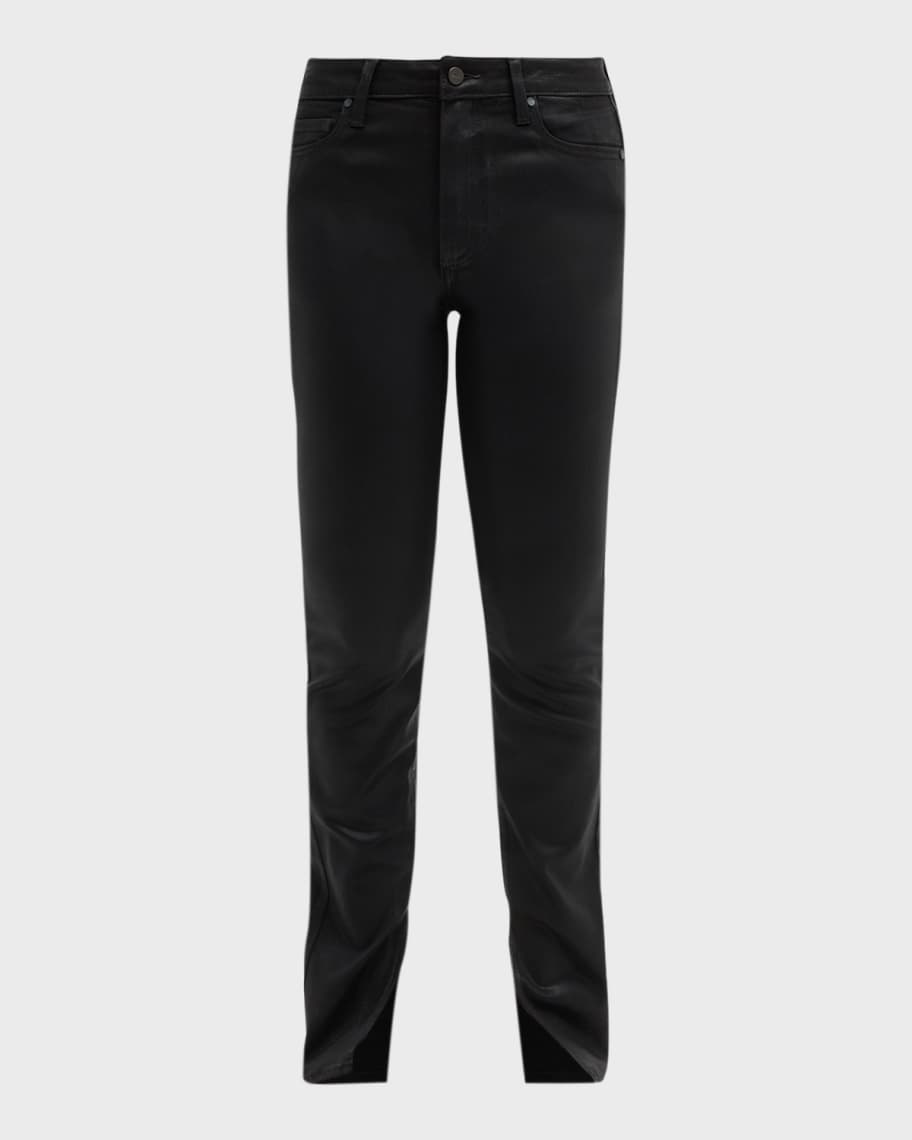 PAIGE Constance Mid-Rise Coated Skinny Jeans | Neiman Marcus