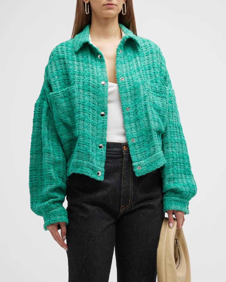 Iro Ezro Textured Shacket | Neiman Marcus