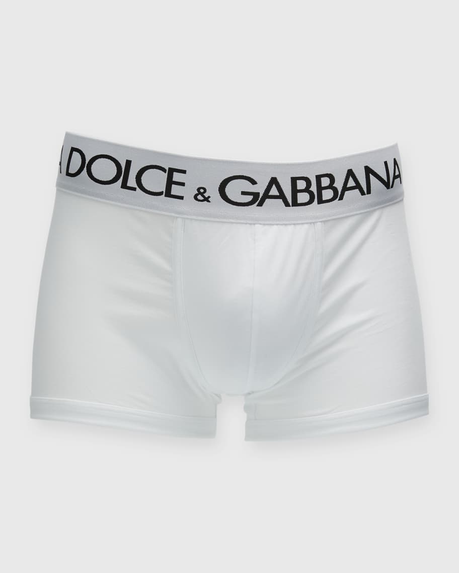 Dolce&Gabbana Men's 2-Pack Logo Boxer Briefs | Neiman Marcus