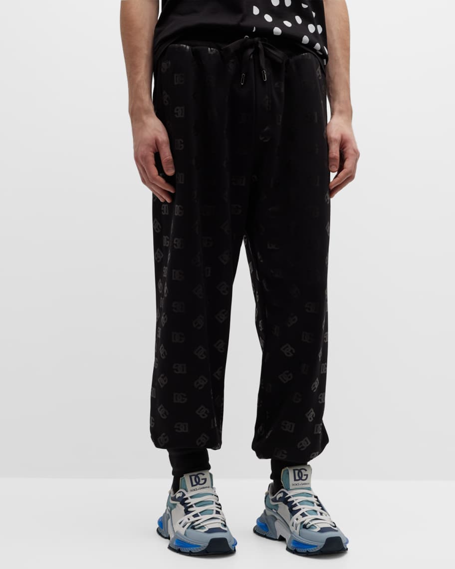 Dolce&Gabbana Men's DG Monogram Jogger Pants | Neiman Marcus