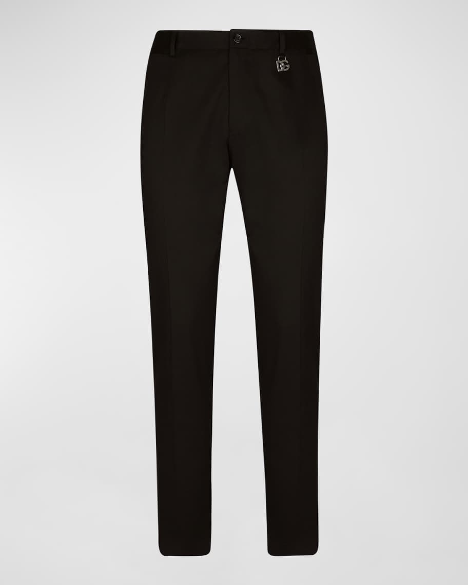 Dolce&Gabbana Men's Chino Pants with DG Hardware | Neiman Marcus