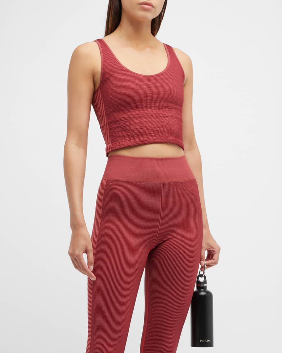 The Upside Tess Ribbed Seamless Crop Tank | Neiman Marcus