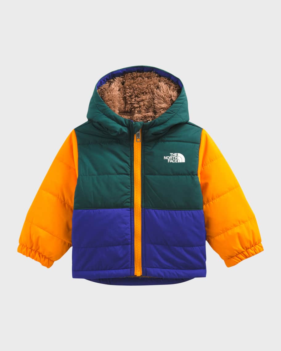 The North Face Boy's Mount Chimbo Colorblock Fleece Reversible Hooded ...