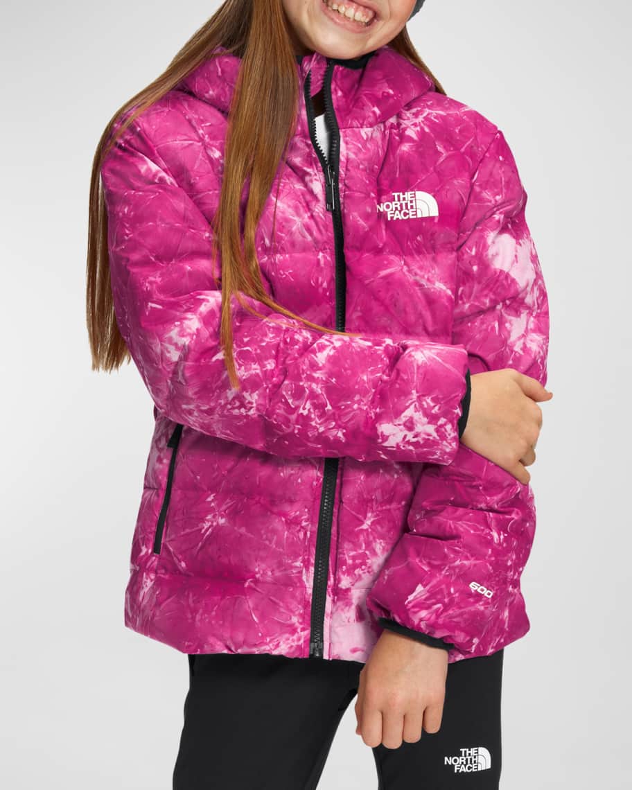 The North Face Girls Printed Reversible Hooded Jacket, Size XS-XL ...