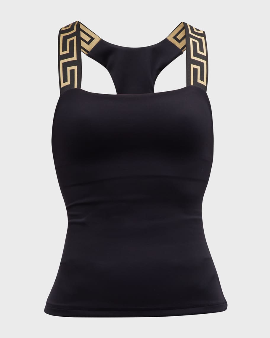 Versace Greca Border Gym Tank Top | Neiman Marcus