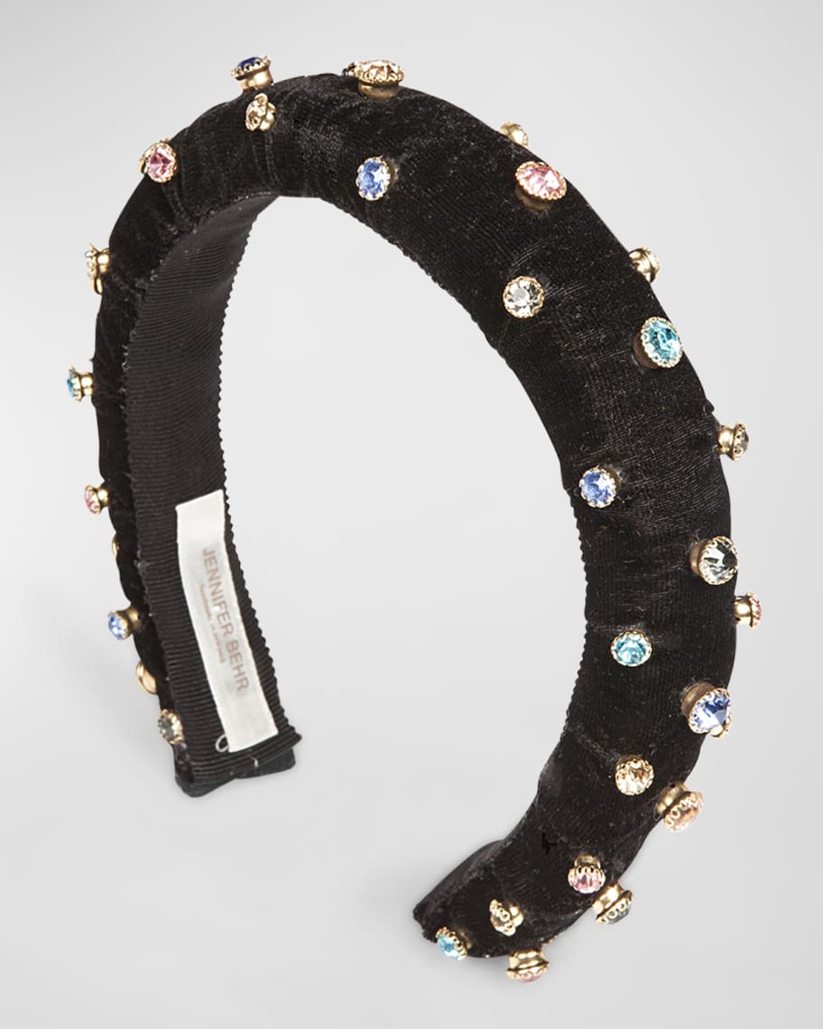 Jennifer Behr Joy Embellished Padded Headband | Neiman Marcus