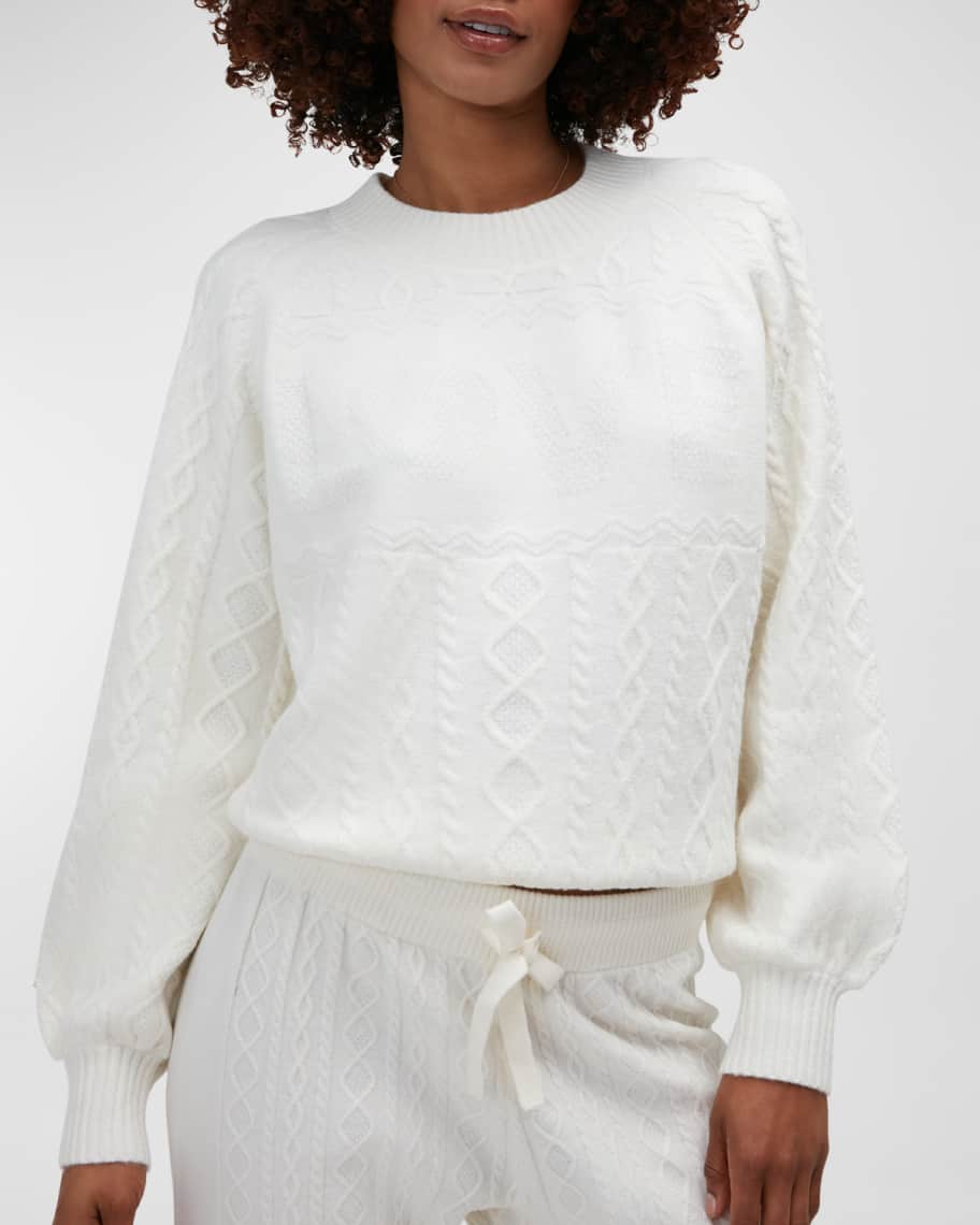 Spiritual Gangster Love Cable-Knit Sweater | Neiman Marcus
