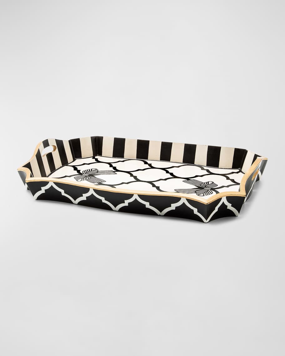 MacKenzie-Childs Pretty As A Bow Tray, Large | Neiman Marcus