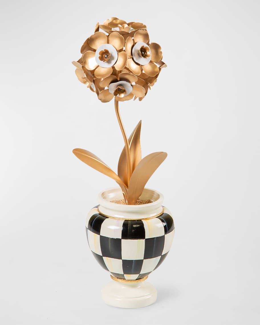 MacKenzie-Childs Marquee Potted Primrose Flower | Neiman Marcus