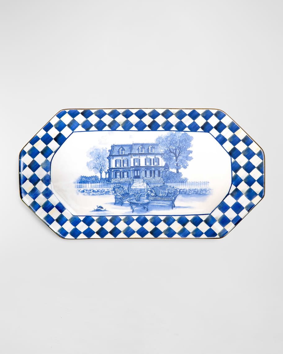 MacKenzie-Childs Royal Toile Tray | Neiman Marcus