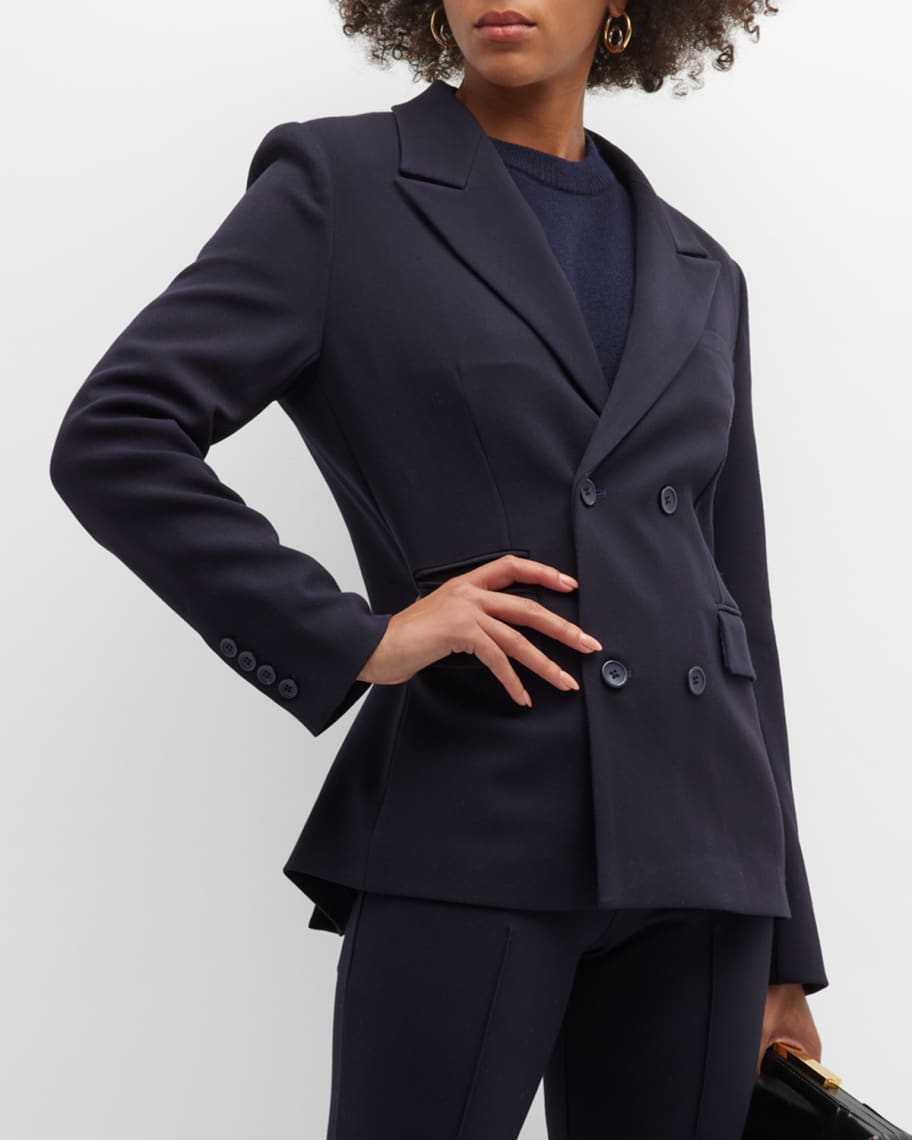 Grey/Ven Macalister Double-Breasted Blazer | Neiman Marcus