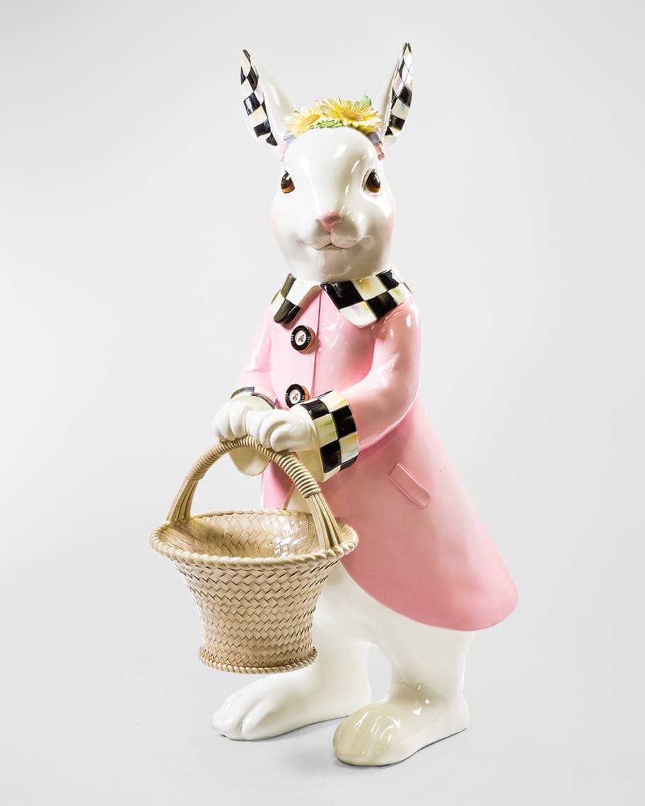 MacKenzie-Childs Bunny Hop Mrs. Bunny Easter Decoration | Neiman Marcus