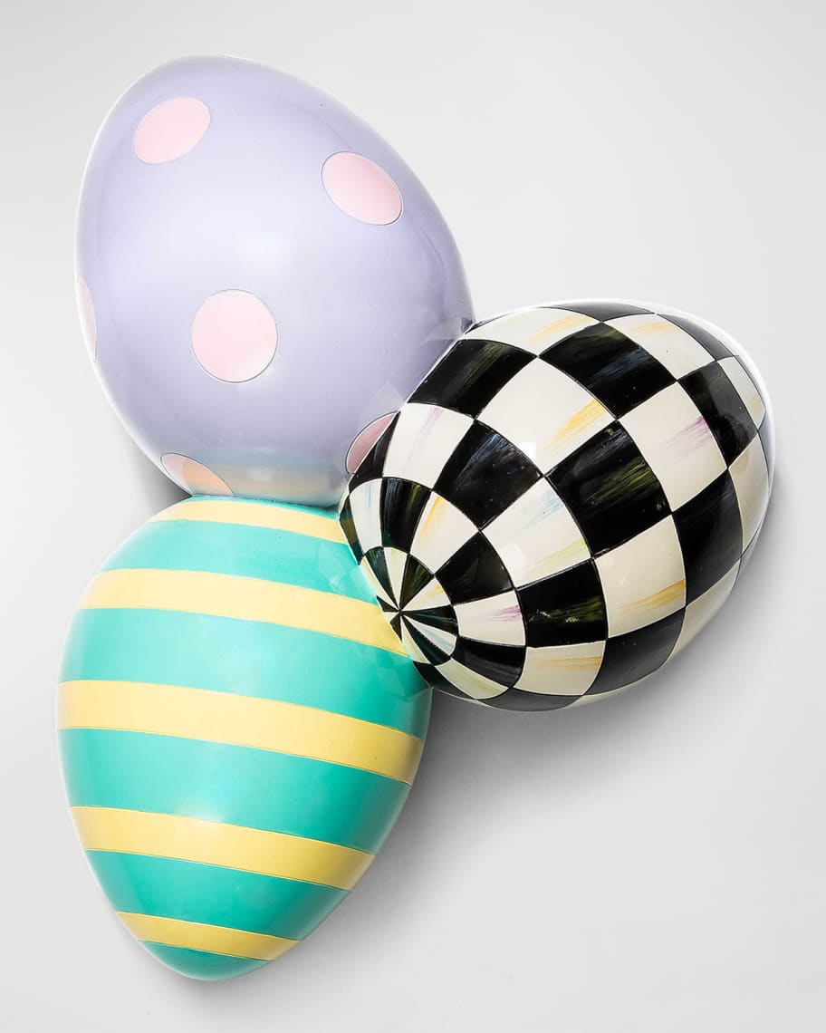 MacKenzie-Childs Bunny Hop Egg Cluster Easter Decoration | Neiman Marcus