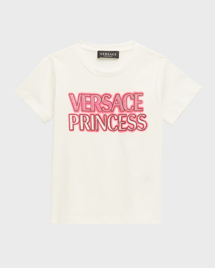 Versace Girl's Versace Princess Embellished T-Shirt, Size 4-6 | Neiman ...