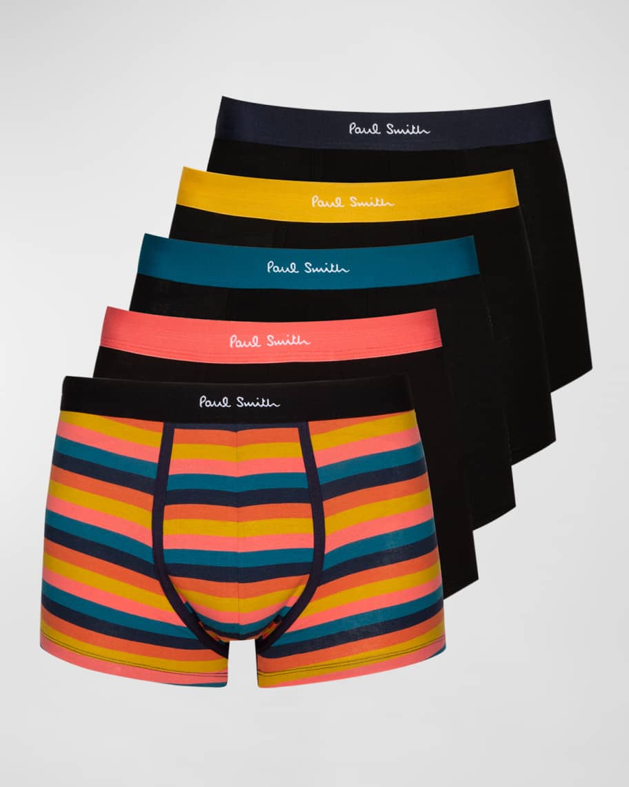 Paul Smith Men's 5-Pack Cotton-Stretch Trunks | Neiman Marcus