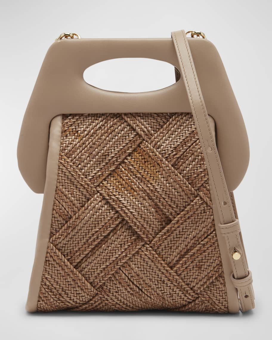 THEMOIRE Clori Weaved Straw Bag | Neiman Marcus