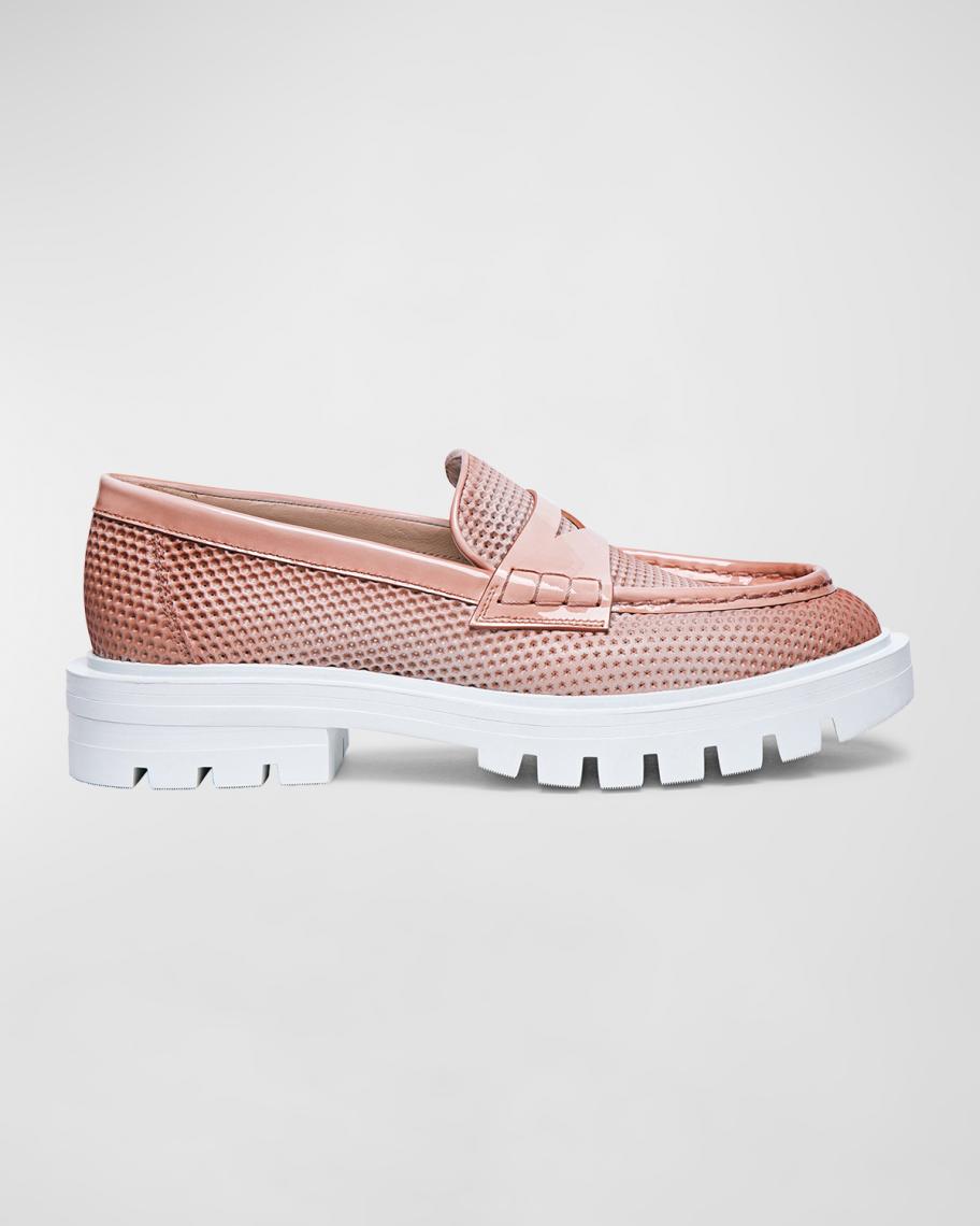 Santoni Cygnus Lug Sole Loafers | Neiman Marcus