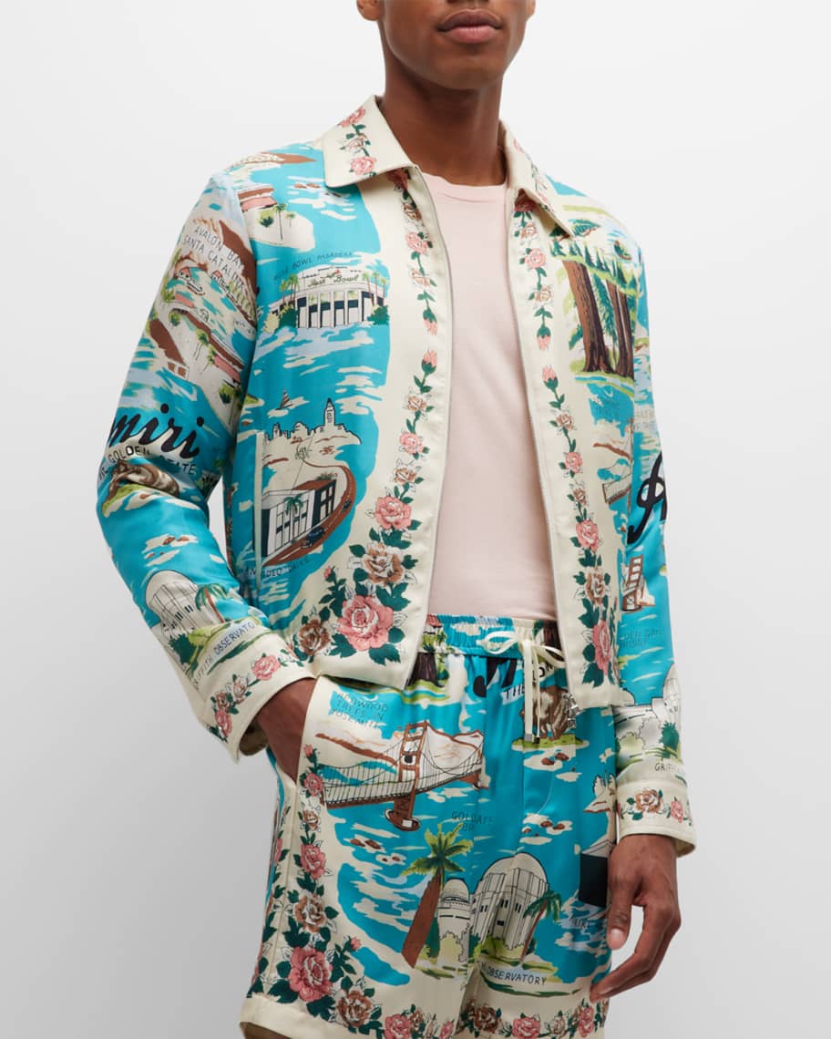 Amiri Men's California Hawaiian Jacket | Neiman Marcus