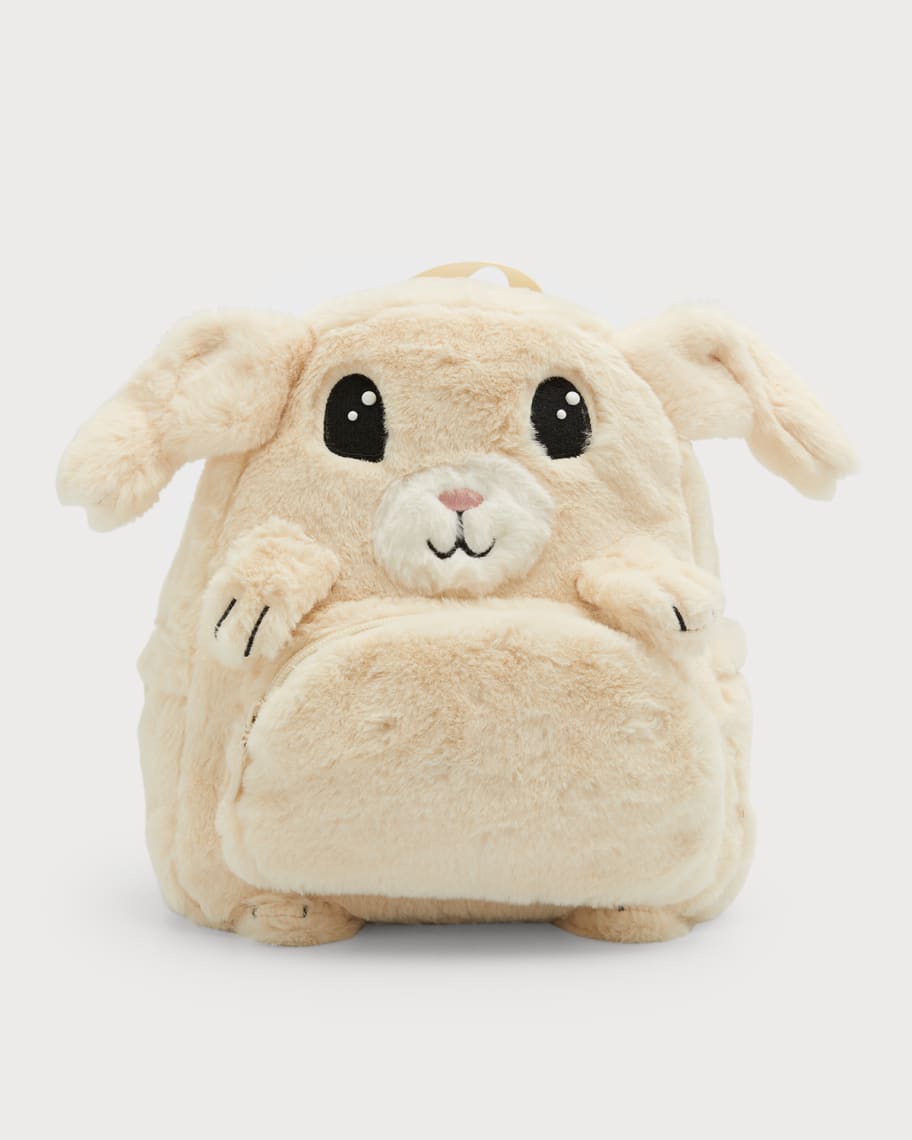 Molo Girl's Faux Fur Rabbit Backpack | Neiman Marcus