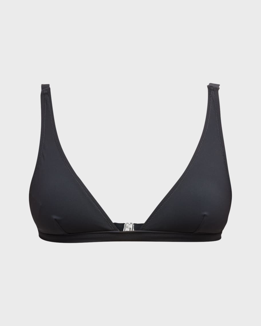 Toteme Solid Triangle Bikini Top | Neiman Marcus