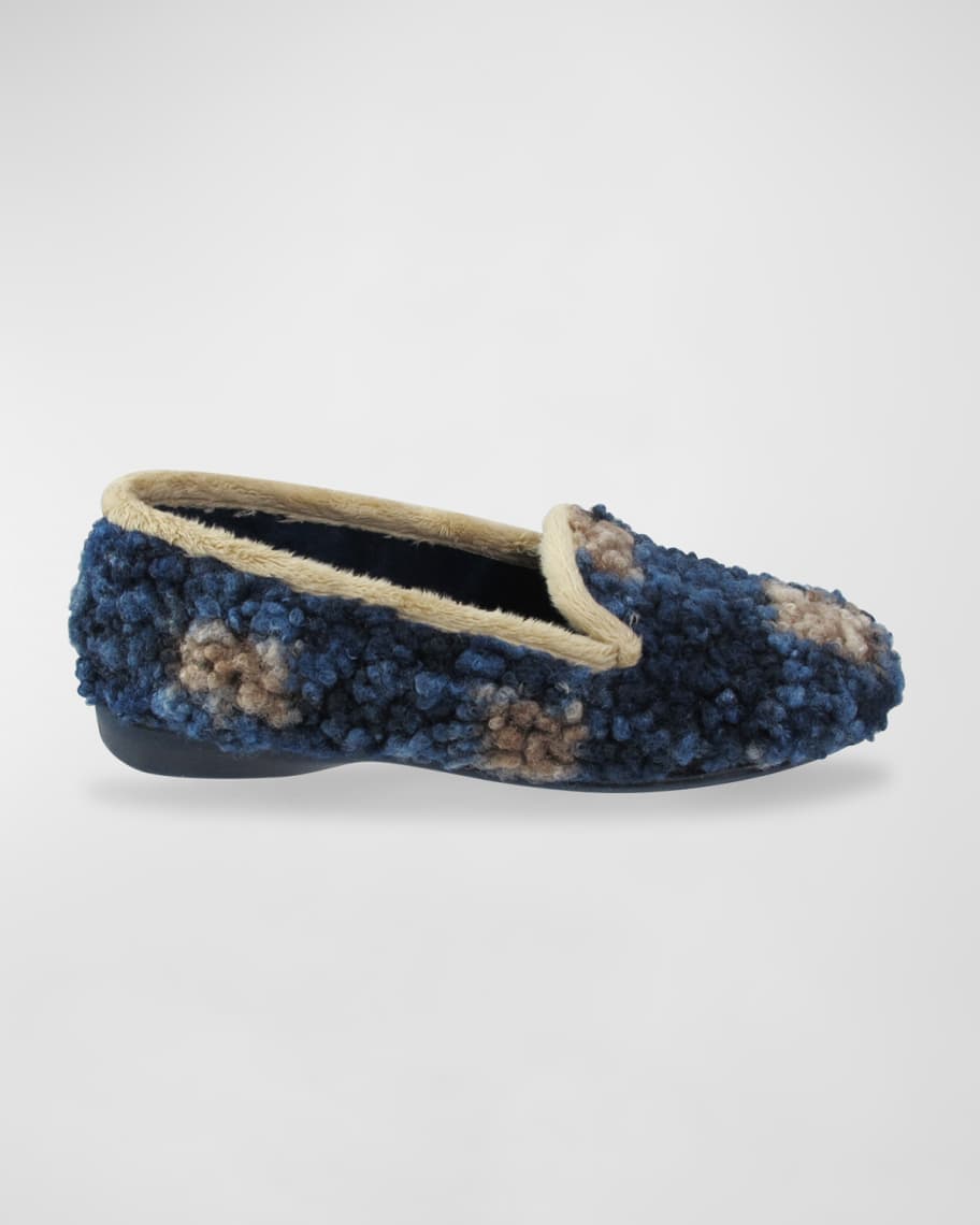 Ron White Petunia Wool Slippers | Neiman Marcus