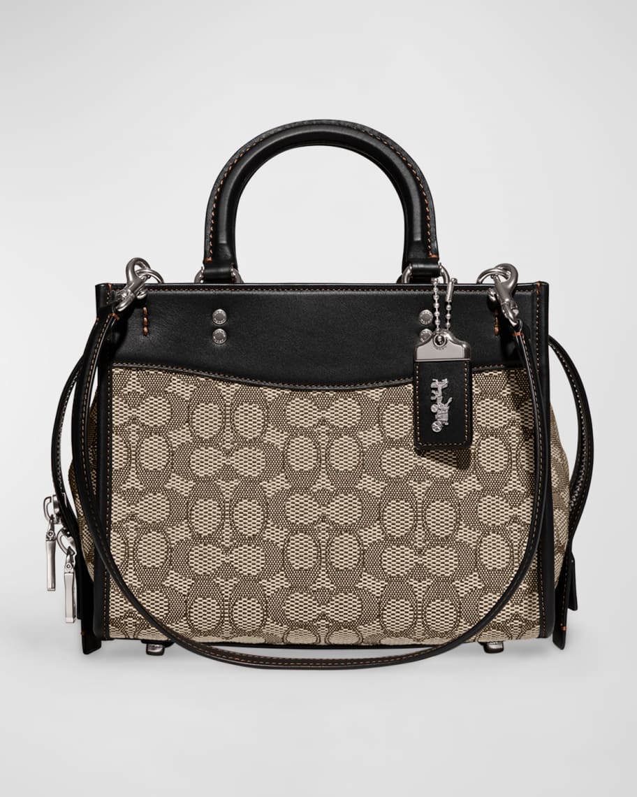 Coach Rogue 25 Signature Monogram Top-Handle Bag | Neiman Marcus