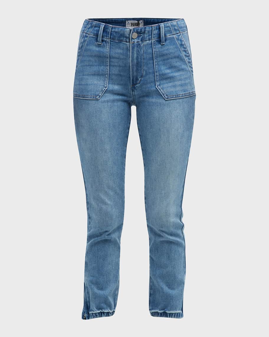 PAIGE Mayslie Low-Rise Joggers | Neiman Marcus